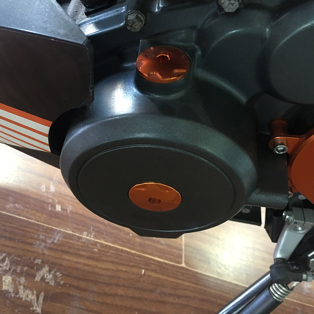 Front Cylinder Cover Rear Brake Cap Oil Filler Caps For KTM 125 200 390 ...