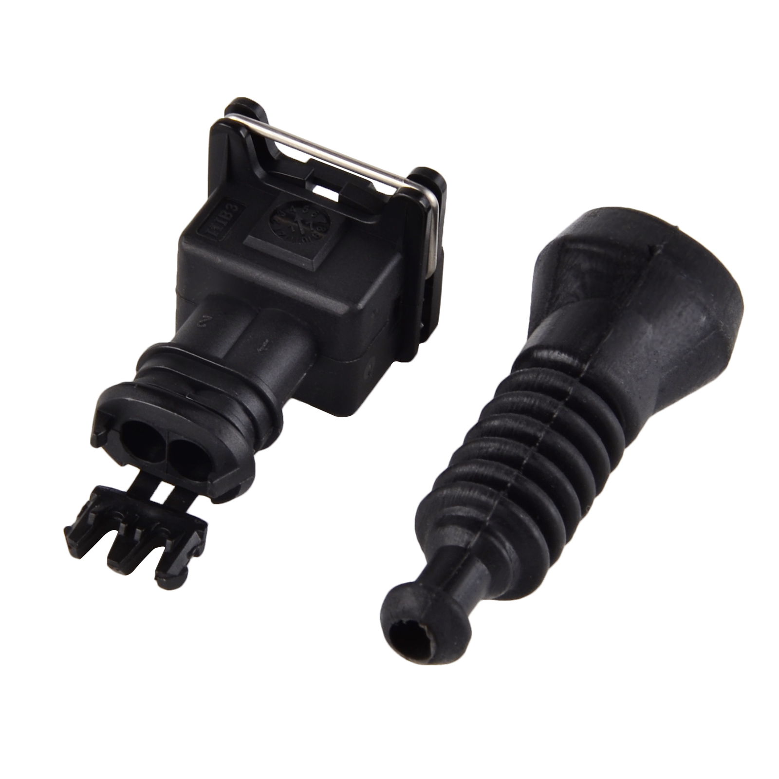 8X Fuel injector Plug Connector Junior Power Timer 2pin For Bosch ...